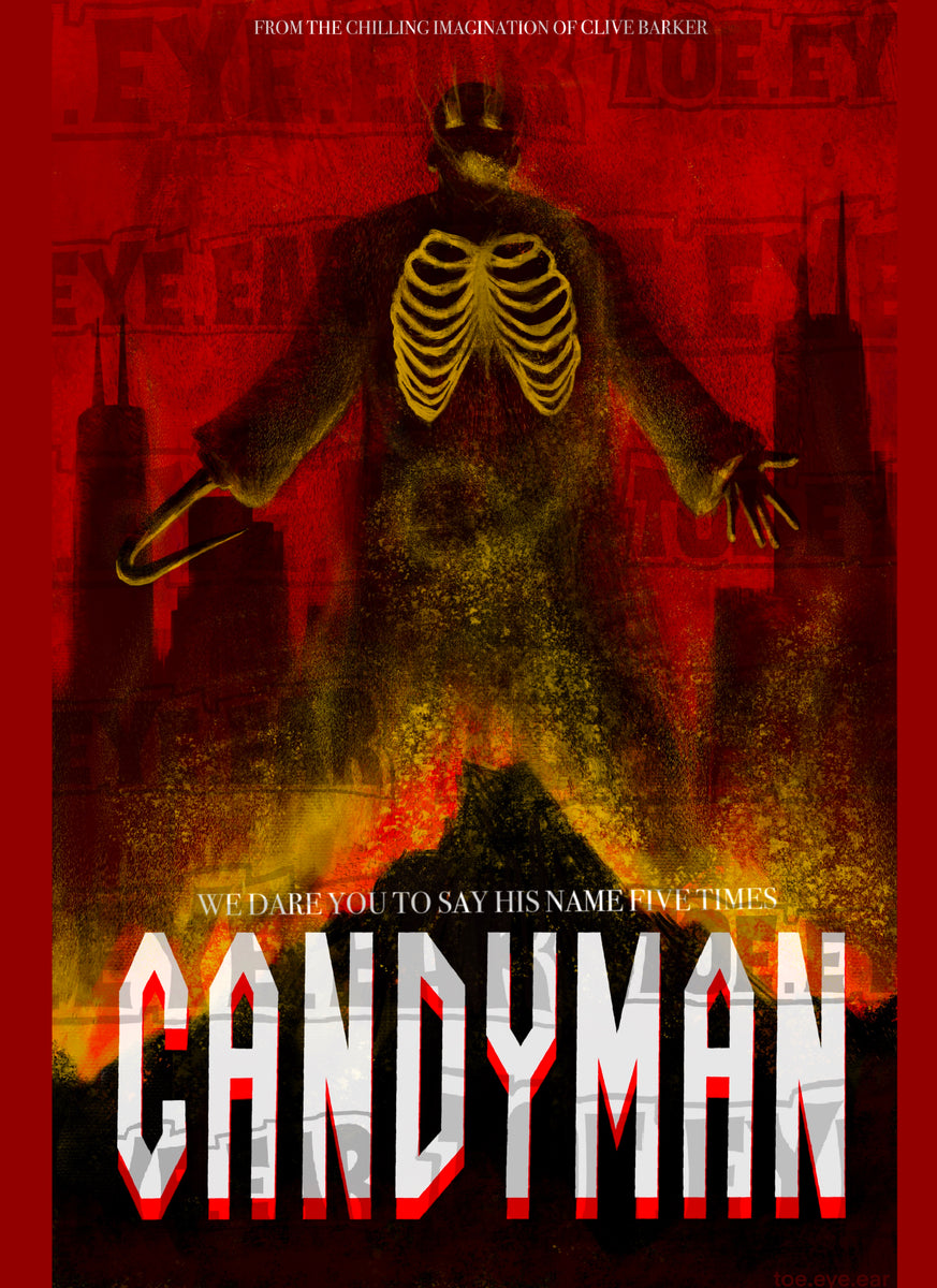 Toe.Eye.Ear Alternative Candyman Poster